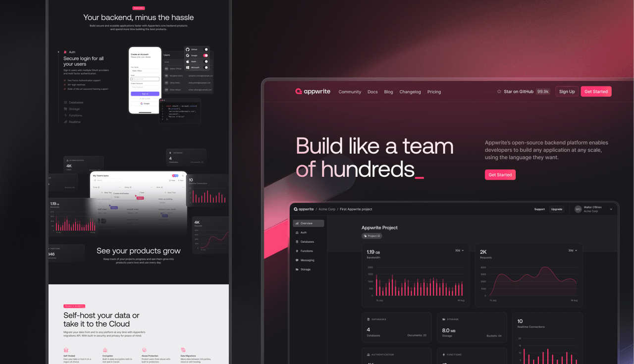 Redesigning our homepage to reflect Appwrite’s new positioning - Appwrite