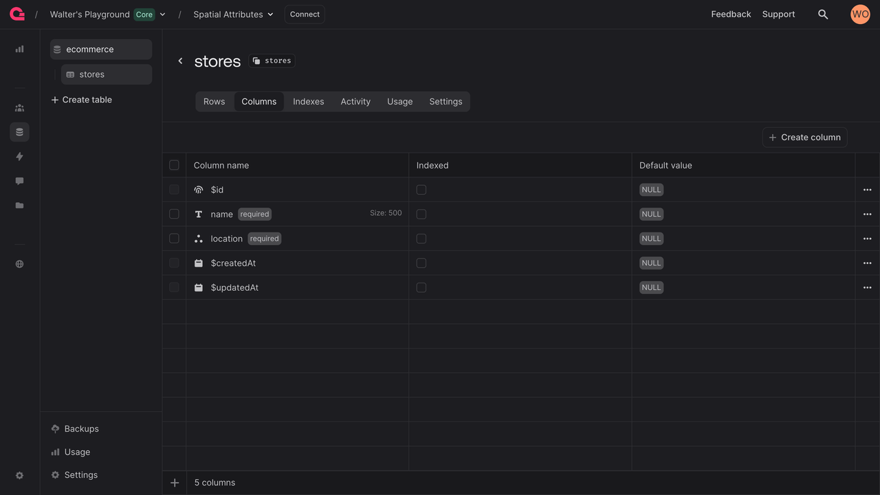 Build a “delivery store locator” using Spatial Columns in Appwrite ...