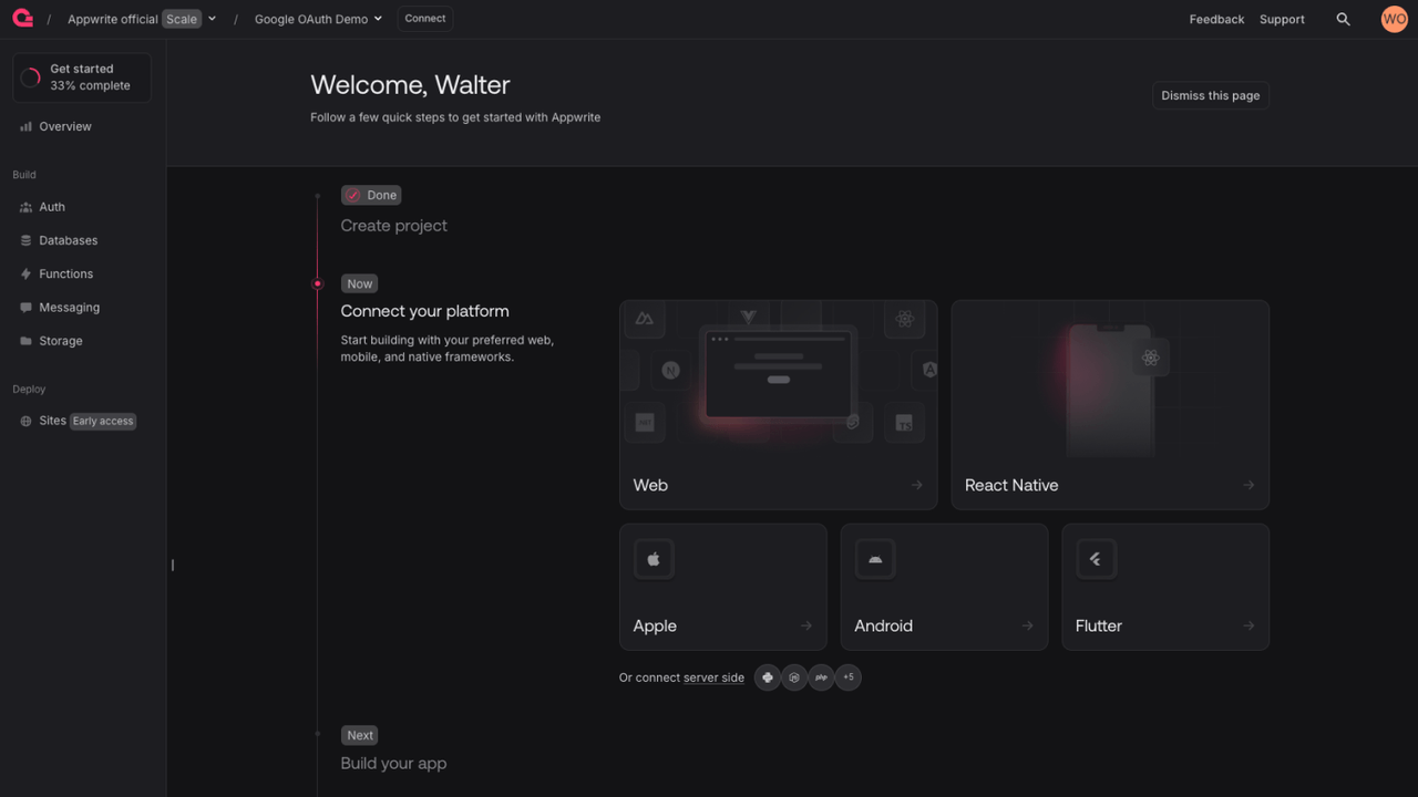 Setting up “Sign in with Google” in your app - Appwrite