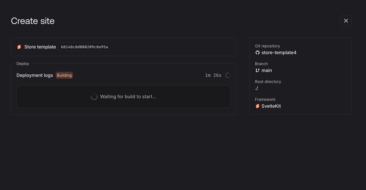Building with Appwrite Sites templates - Appwrite
