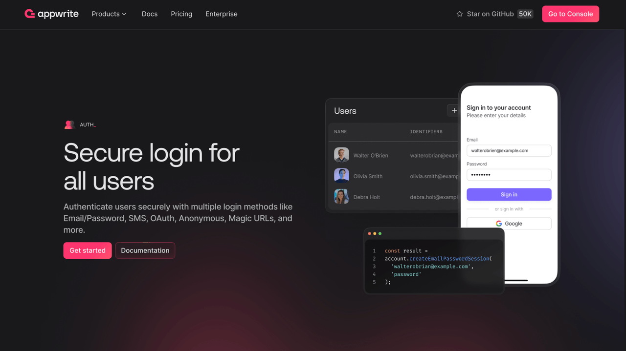 Top 8 Auth0 alternatives in 2025 - Appwrite